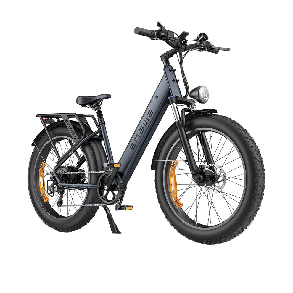 ENGWE E26 Electric Bike 25 km/h Dual Suspension Fat Tyre E-bike – Eco ...